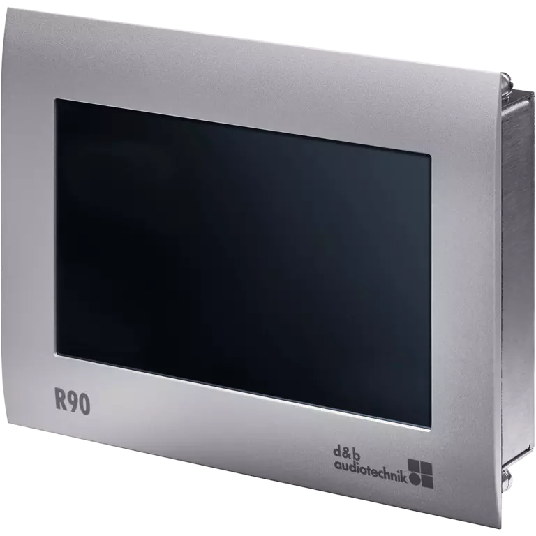 The R90 Touchscreen remote control | d&b audiotechnik