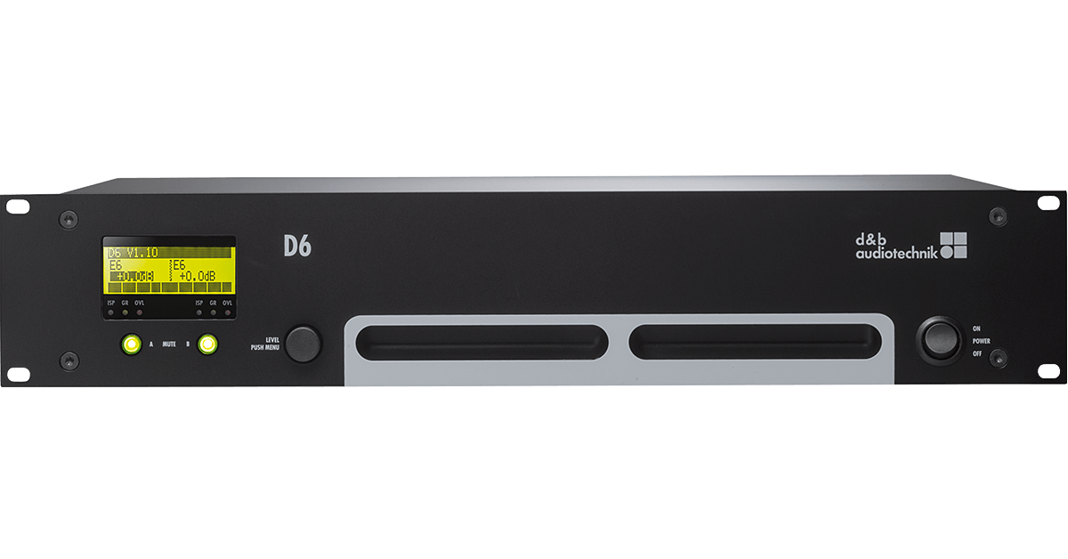 D6 amplifier | d&b audiotechnik