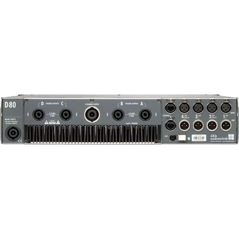 D80 amplifier | d&b audiotechnik