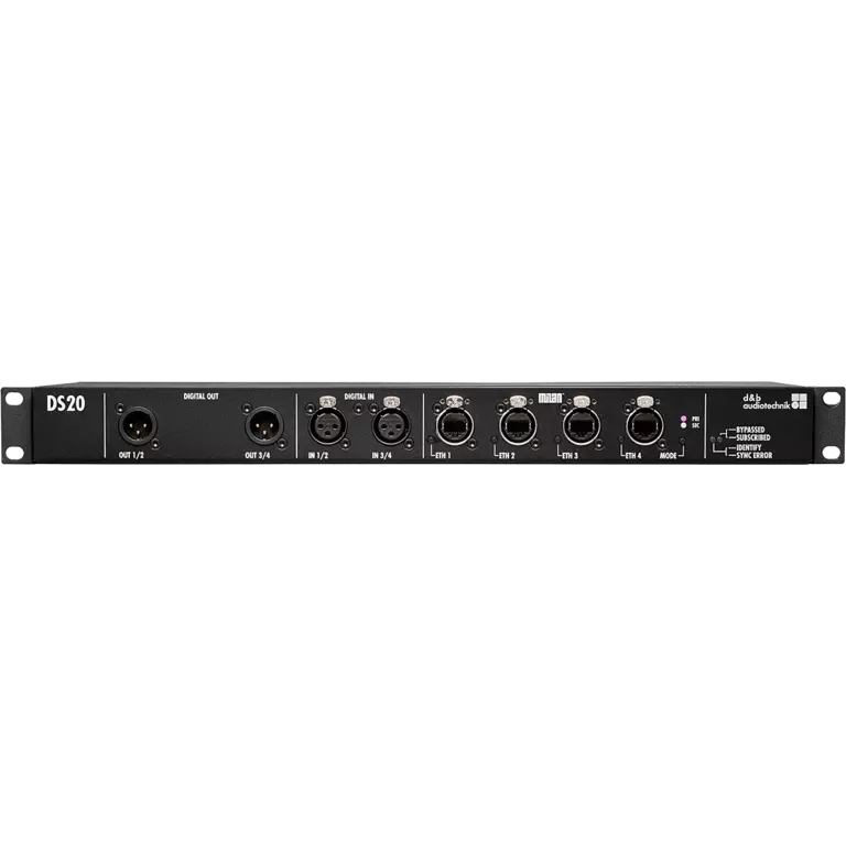 DS20 Audio network bridge | d&b audiotechnik