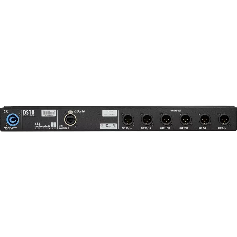 DS10 Audio network bridge | d&b audiotechnik