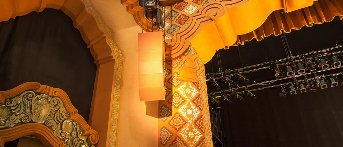 Lensic Theater basks in a warm South Western glow, with d&b. | d&b ...