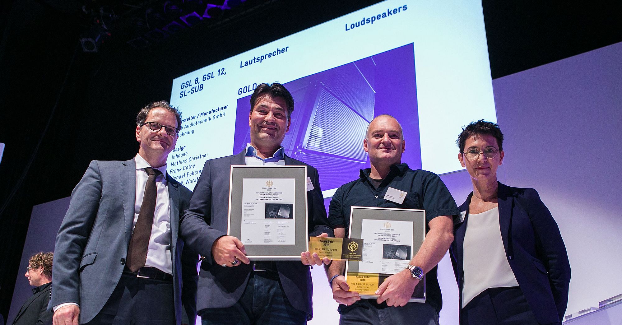 Gold for the GSL System from d&b audiotechnik | d&b audiotechnik