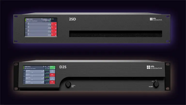 d&b audiotechnik presents 25D and D25 amplifiers | d&b audiotechnik