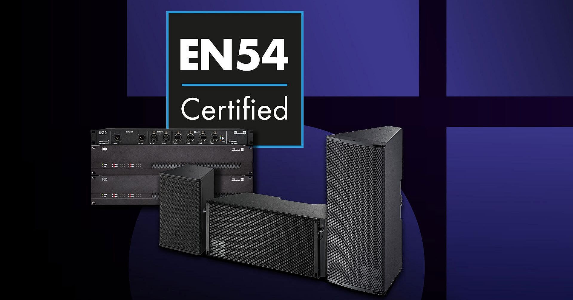 EN 54 certified | d&b audiotechnik