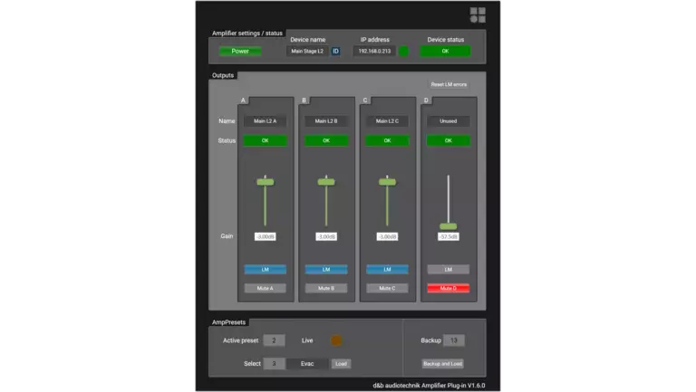 Third party integration solution Q-SYS | d&b audiotechnik
