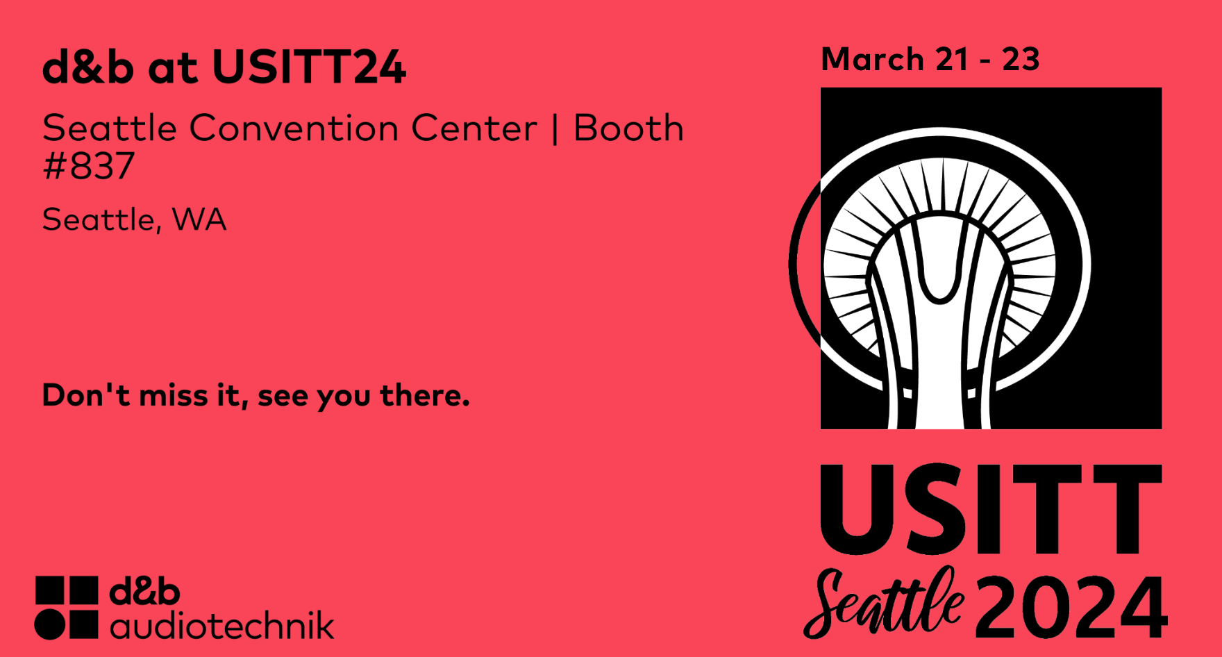 USITT24 | d&b audiotechnik